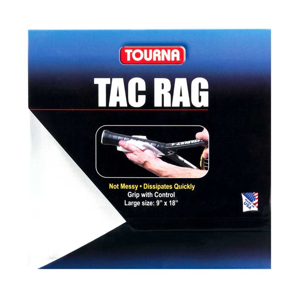 Tourna - TAC RAG - Large - White – Racquet Center